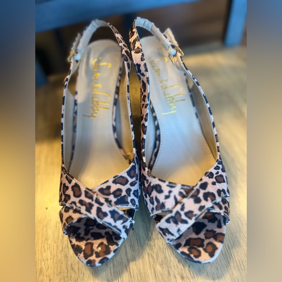 Sam & Libby | Shoes | Leopard Print Sam And Libby Heels | Poshmark